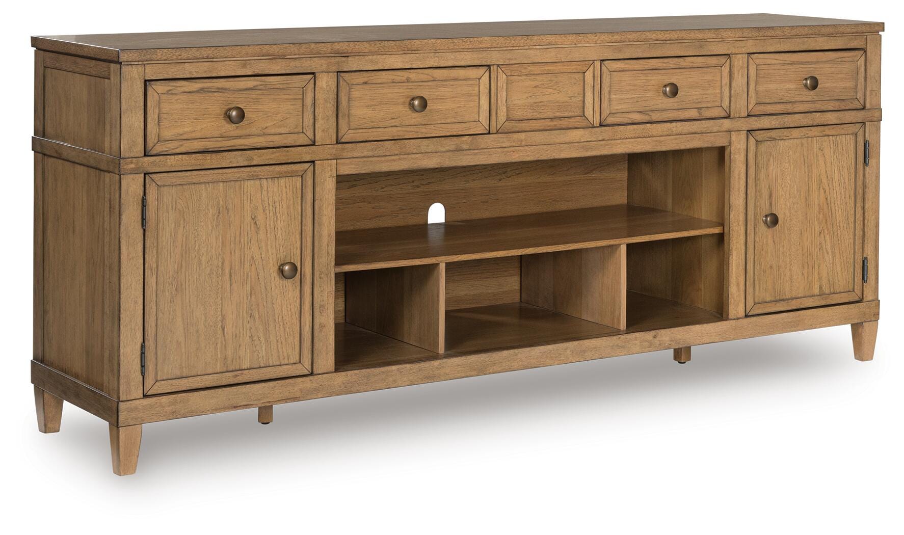 Click here for Sharlance 81 TV Stand  Light Brown prices