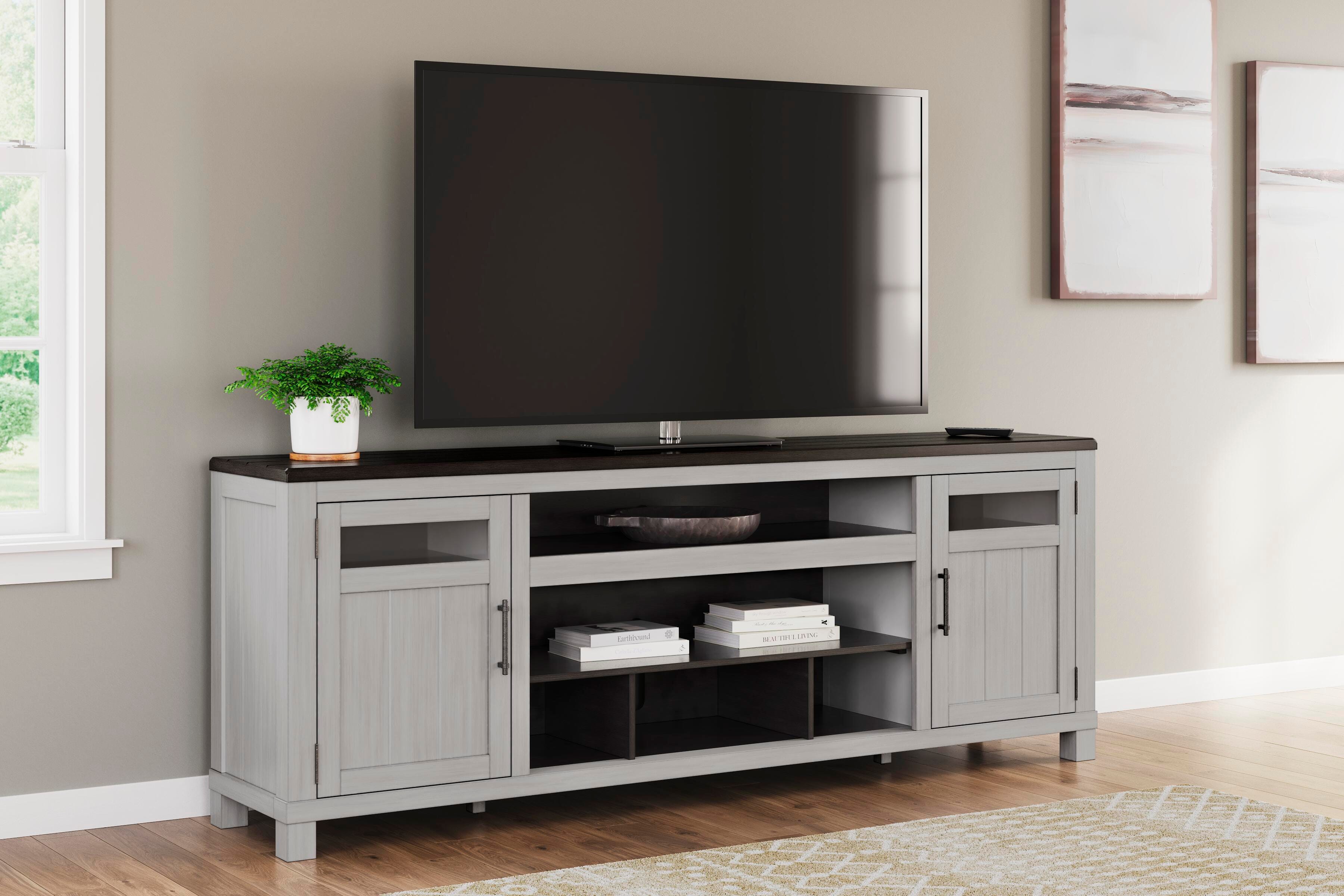 Click here for Darborn 88 TV Stand  Gray/Brown prices
